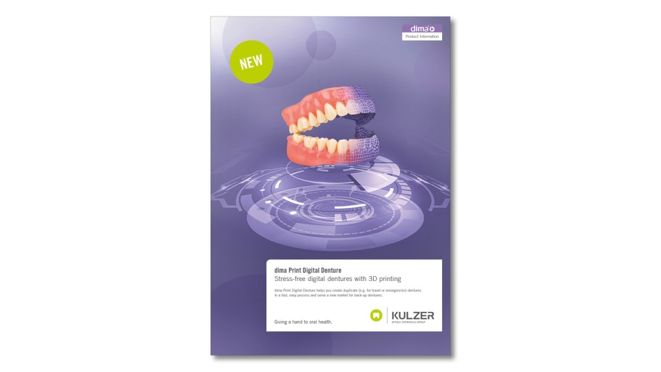 dima Print Digital Denture – Resin for 3D printed dentures