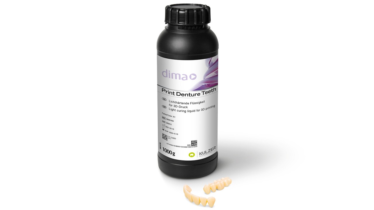 dima Print Digital Denture – Resin for 3D printed dentures